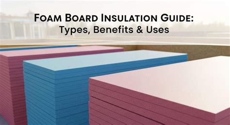 Foam Board Insulation Complete Guide Types Benefits And Uses