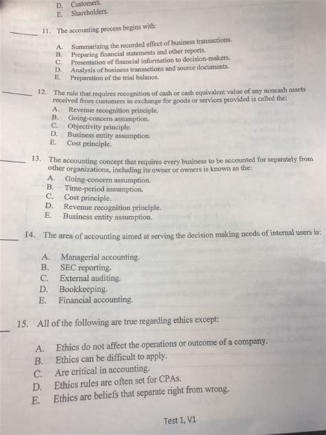 Solved The Accounting Process Begins With A Summarizing