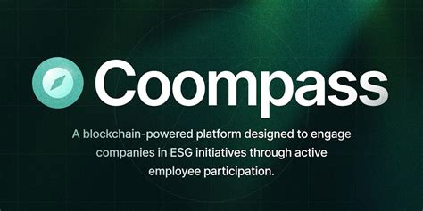 Coompass On Linkedin Coompass A Blockchain Powered Platform For Esg Engagement Product Hunt