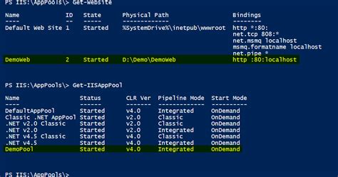 Powershell 設定 Iis 建立 Application Pool、website ~ Mrcus 學習筆記