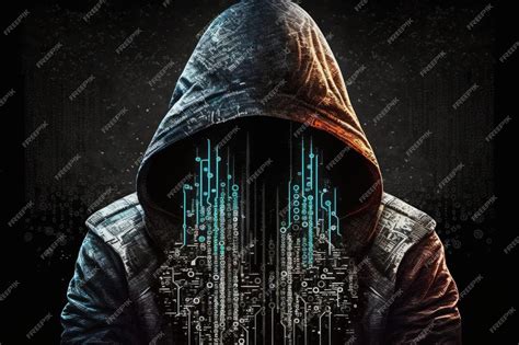 Premium Ai Image The Hooded Hacker Uses The Binary Coding Paradigm