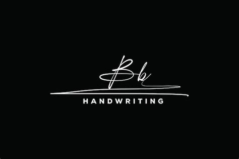 Premium Vector Bb Initials Handwriting Signature Logo Bb Letter Real Estate Beauty Photography