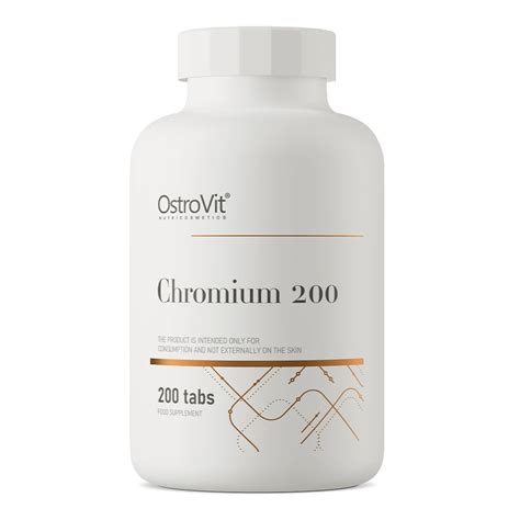 OstroVit Chromium 200 μg 200 tablets - 3,23 € - Official store | OstroVit