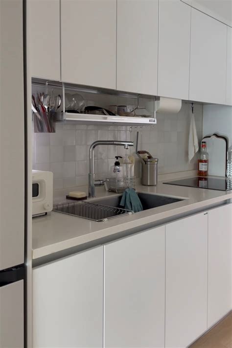 작은 주방 싱크대 수납 정리 하부장 정리편 네이버 블로그