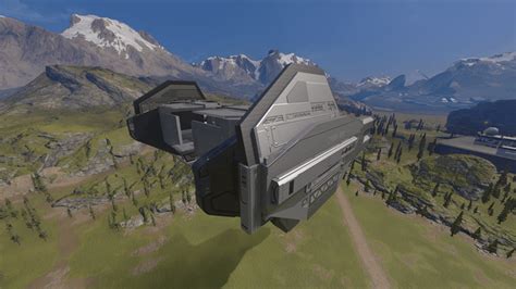 frigate is up on the content browser 4 prefabs each sectioned