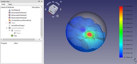 fem example capacitance two balls freecad documentation