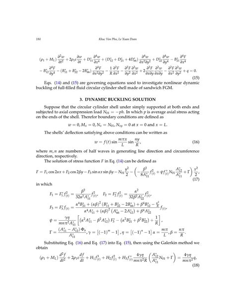 Nonlinear Dynamic Buckling Of Full Filled Fluid Sandwich Fgm Circular