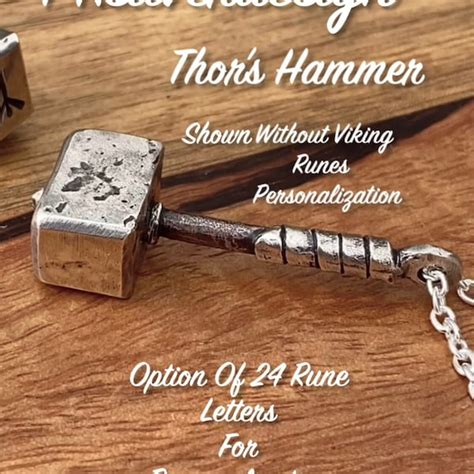 Heavy Thor Necklace Etsy