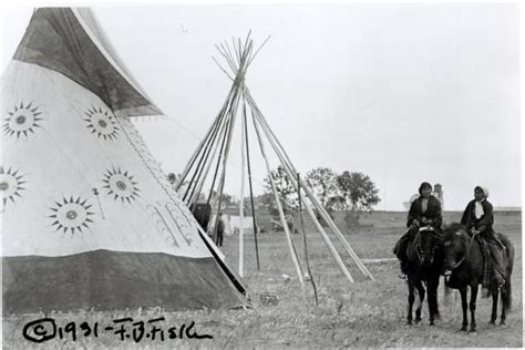 Sioux Teepee C1931 Bw Photo Giclee Print Frank Bennett Fiske