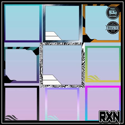 [ruxen] Shopee Frame Simple Png Format Easy Template Easy Edit Frame Murah Simple