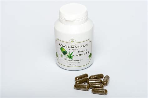 Konoplja v prahu – kapsule – ROYNAR Hemp