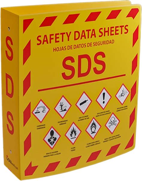 Yellow Safety Inc Msds Sds Binder 1 Pack Updated India Ubuy