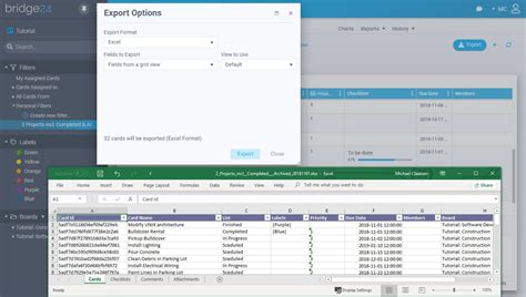 Trello Export Excel CSV For Cards And Boards