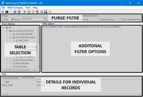 Data Purge Utility Truckmate Online Help