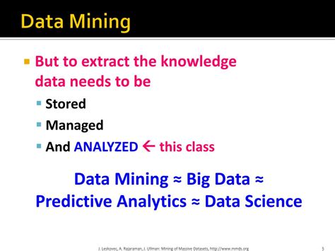 Ppt Mining Of Massive Datasets Course Introduction Powerpoint