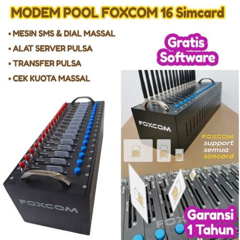 Promo Modem Pool Foxcom 16 Port Sms Gateway Modempool Modemfull 16port Diskon 23 Di Seller