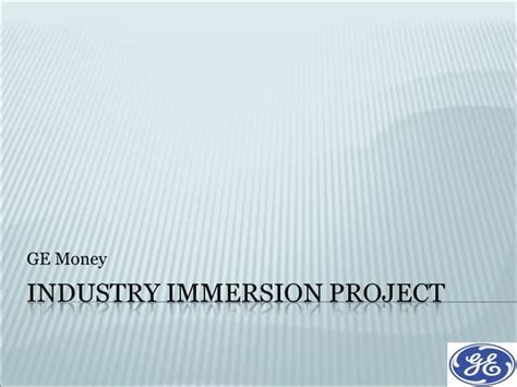 Industry Immersion Projectinternship Project Ppt Business