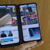 Lg G X Thinq And Dualscreen Case Make For A Practical Dual Screen Folding Phone