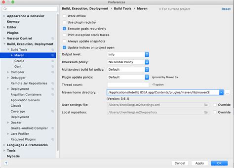 mac如何修改idea自带的maven配置文件settings xml mac中安装ide后如何修改自定义mavensetting csdn博客