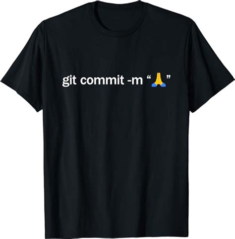 Amazon Git Commit Prayer Hands Programmer Coder Software
