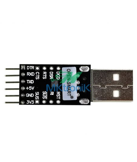 PROGRAMADOR CONVERTIDOR CP USB A SERIAL TTL UART CONECTOR DE PINES