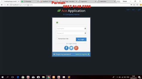 Login Multi User Dengan Php Mysqli Dan Bootstrap Youtube