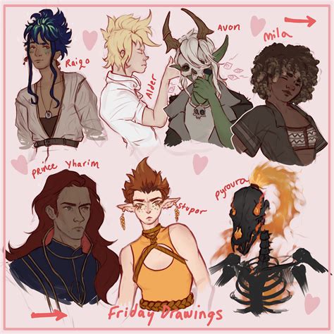 'cool hair OCs' Finished sketches :> : r/OriginalCharacter