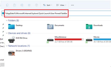 How To Backup And Restore Pinned Items On Taskbar In Windows 11
