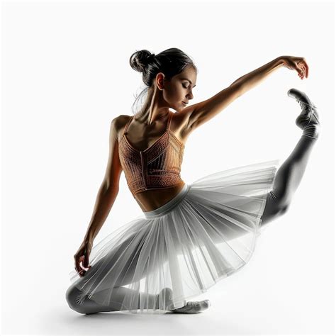 Woman In A Tutu Is Posing For A Picture Premium Ai Generated Image