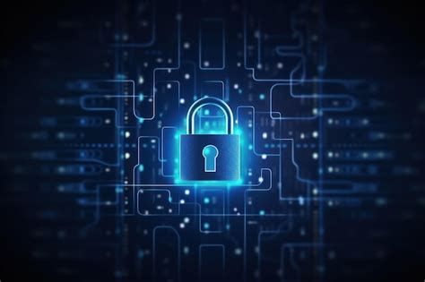 Premium Ai Image Cyber Security And Data Protection Concept Generative Ai