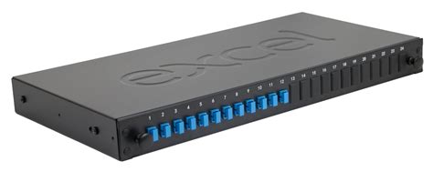 Buy Excel Enbeam 24 Way Multimode Fibre Optic Panel Duplex Comms Express