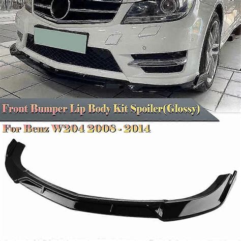Front Bumper Spoiler Body Kit For Mercedes Benz W204 C200 C250 C300