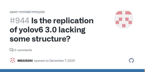 Is The Replication Of Yolov Lacking Some Structure Issue Open Mmlab Mmyolo GitHub
