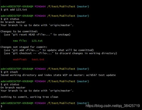 git stash命令详解和使用 git stash show csdn博客