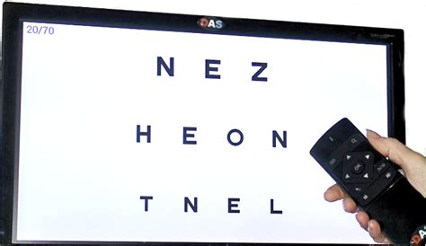 Snellen Eye Chart Visual Acuity System Ophthalmech