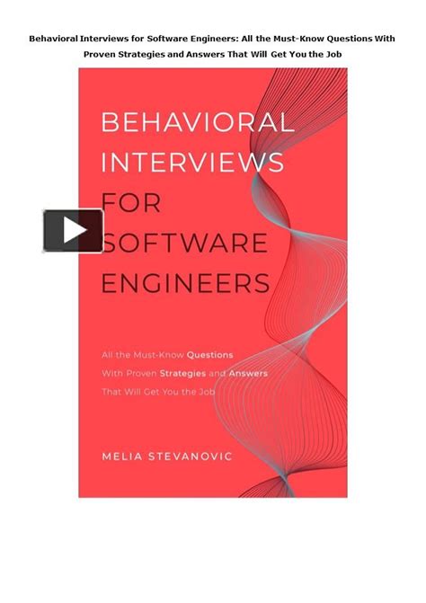 Ppt Download Behavioral Interviews For Software Engineers All The