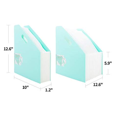 Expanding File Folder 13 Pockets Accordion Document Organizer Letter