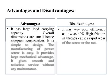 SOLUTION Power Screws Of Any Mechanism Studypool