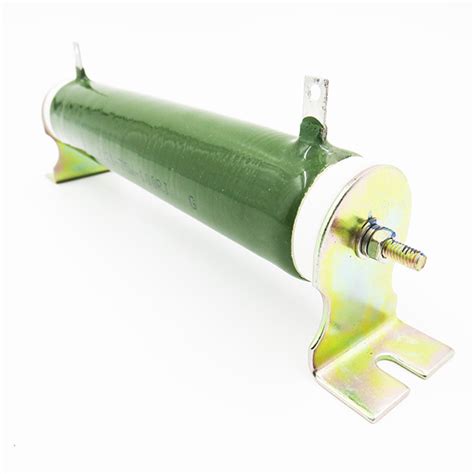 Wire Wound Resistor 200w High Power Resistor With Bracket Ceramic Tube Resistor And Wire Wound