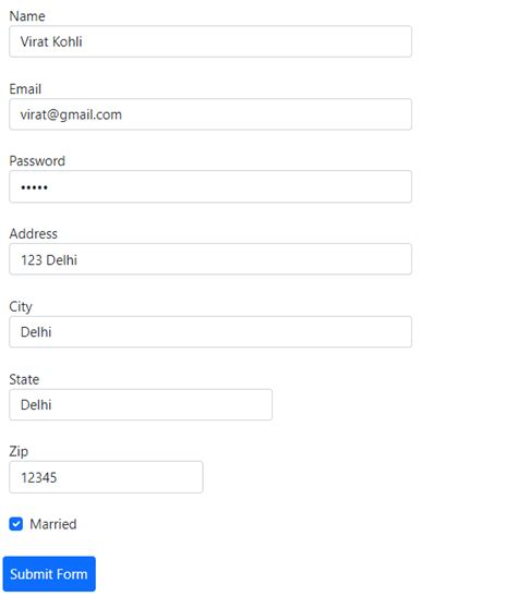 Template Driven Form In Angular 11