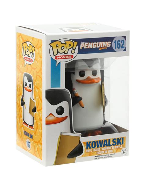 Funko Penguins Of Madagascar Pop Movies Kowalski Vinyl Figure Hot Topic