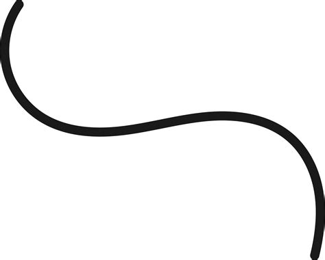 Hand Drawn Curved Line Shape Curved Line Icon 21999246 Png