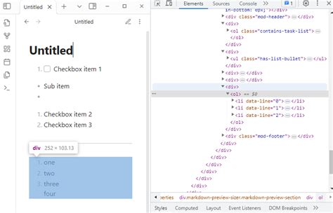 Creating A New Bullet Point In A List Item With Checkboxes Clears All