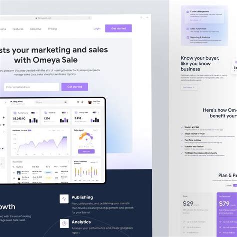Sifat Hasan On Instagram Omeya Sale Product Analytics Saas Website Design💖 Better View 😍