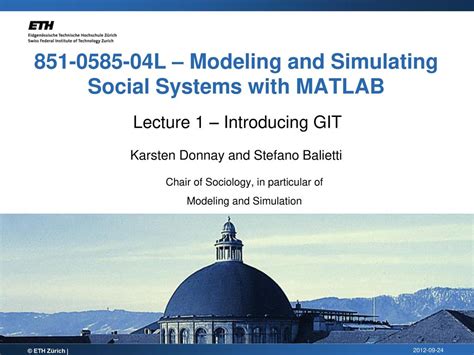 L Modeling And Simulating Social Systems With Matlab Ppt Download