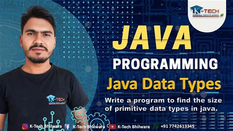 Write A Program To Find The Size Of Primitive Data Types In Java By