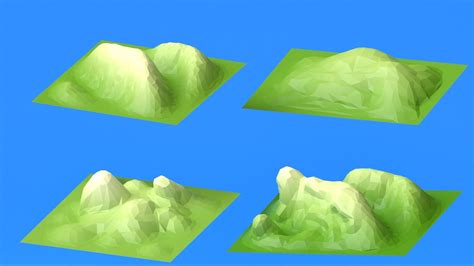 3d Model Low Ploy Landscape Pack Vr Ar Low Poly Cgtrader