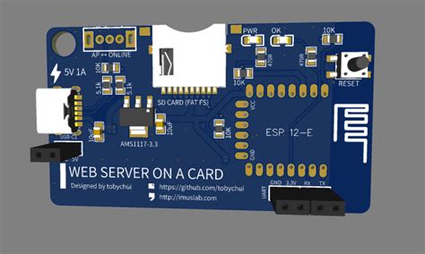 Webstick 基於 Esp8266 的網頁伺服器棒棒 Imuslab