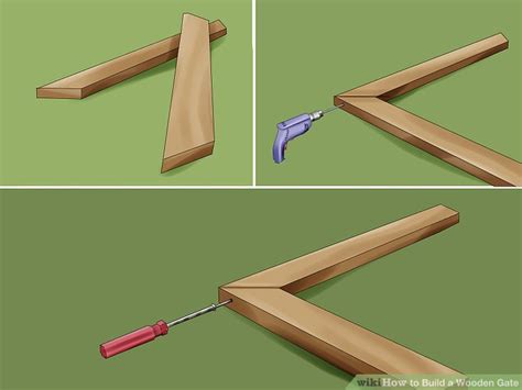 How To Build A Wooden Gate 13 Steps With Pictures WikiHow