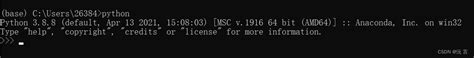 This Python Interpreter Is In A Conda Environment But The Environment Hasnot Been Activated Csdn博客